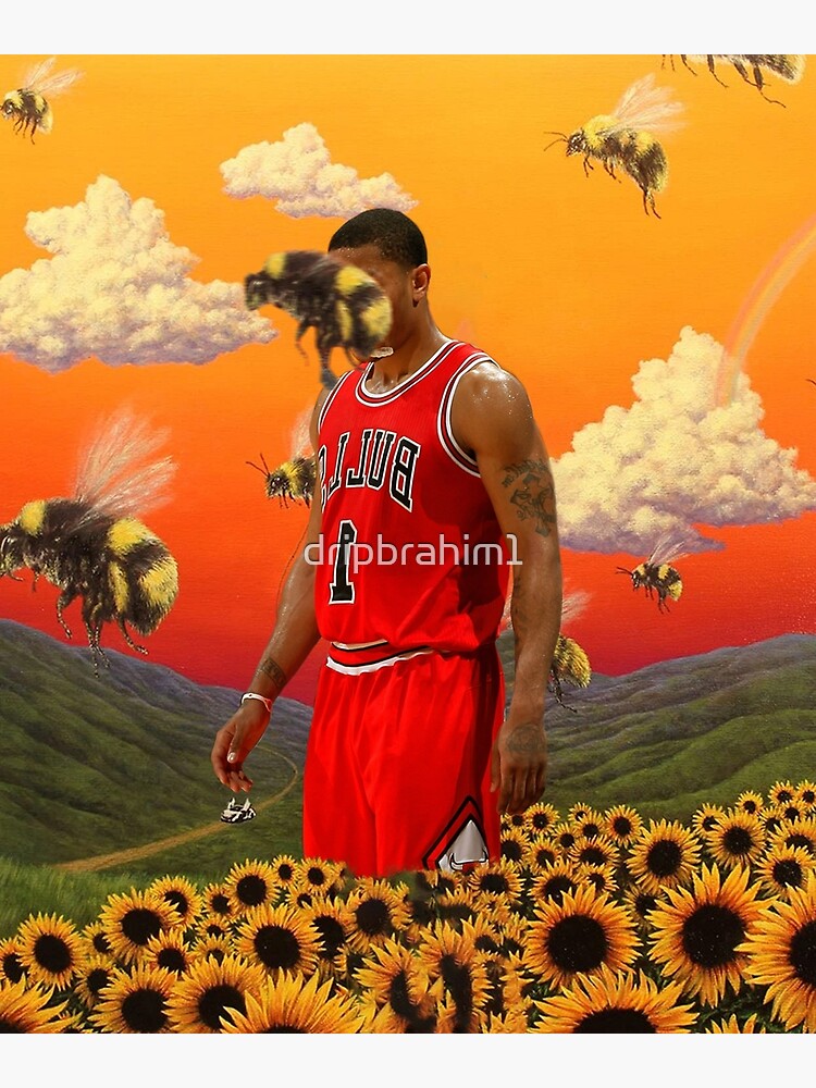 "NBA Players Photoshopped Into Album Covers - Derrick Rose Flower Boy ...