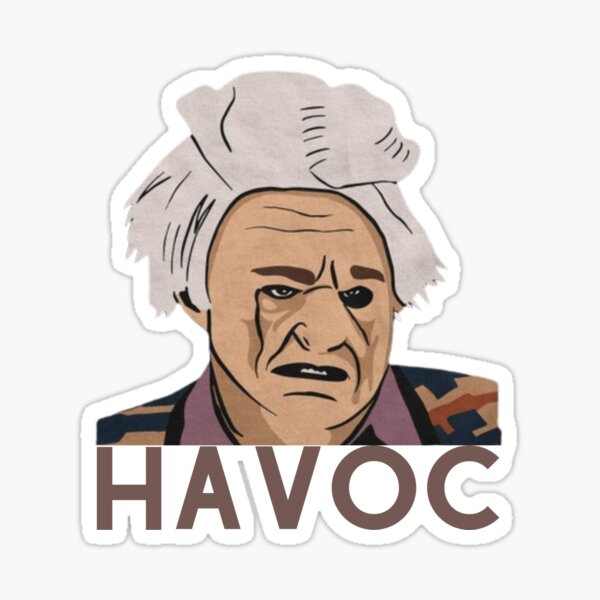 "Karl havoc" Sticker for Sale by HydroRed | Redbubble