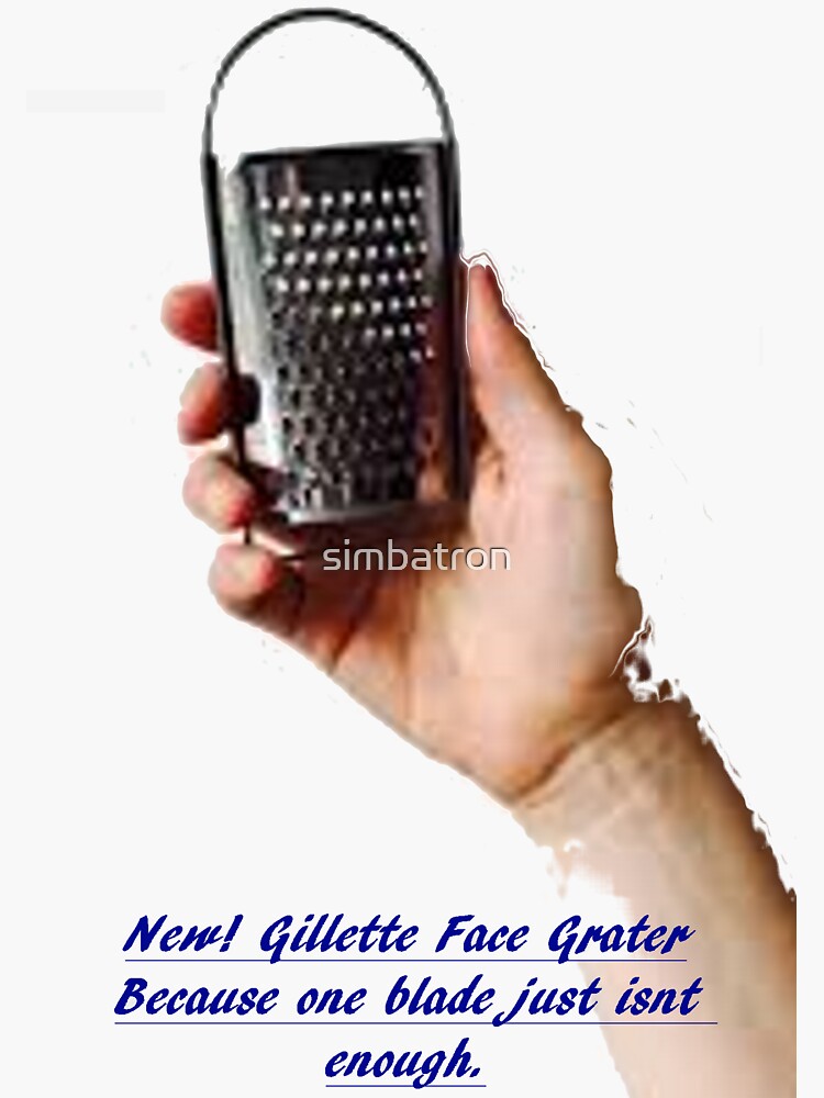 "Face Grater" Sticker for Sale by simbatron | Redbubble