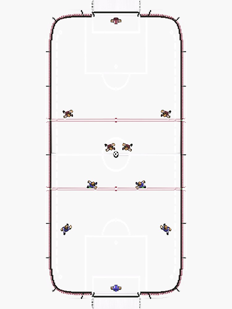 "C64 Microprose Soccer field " Sticker by PamelaPe429094 | Redbubble