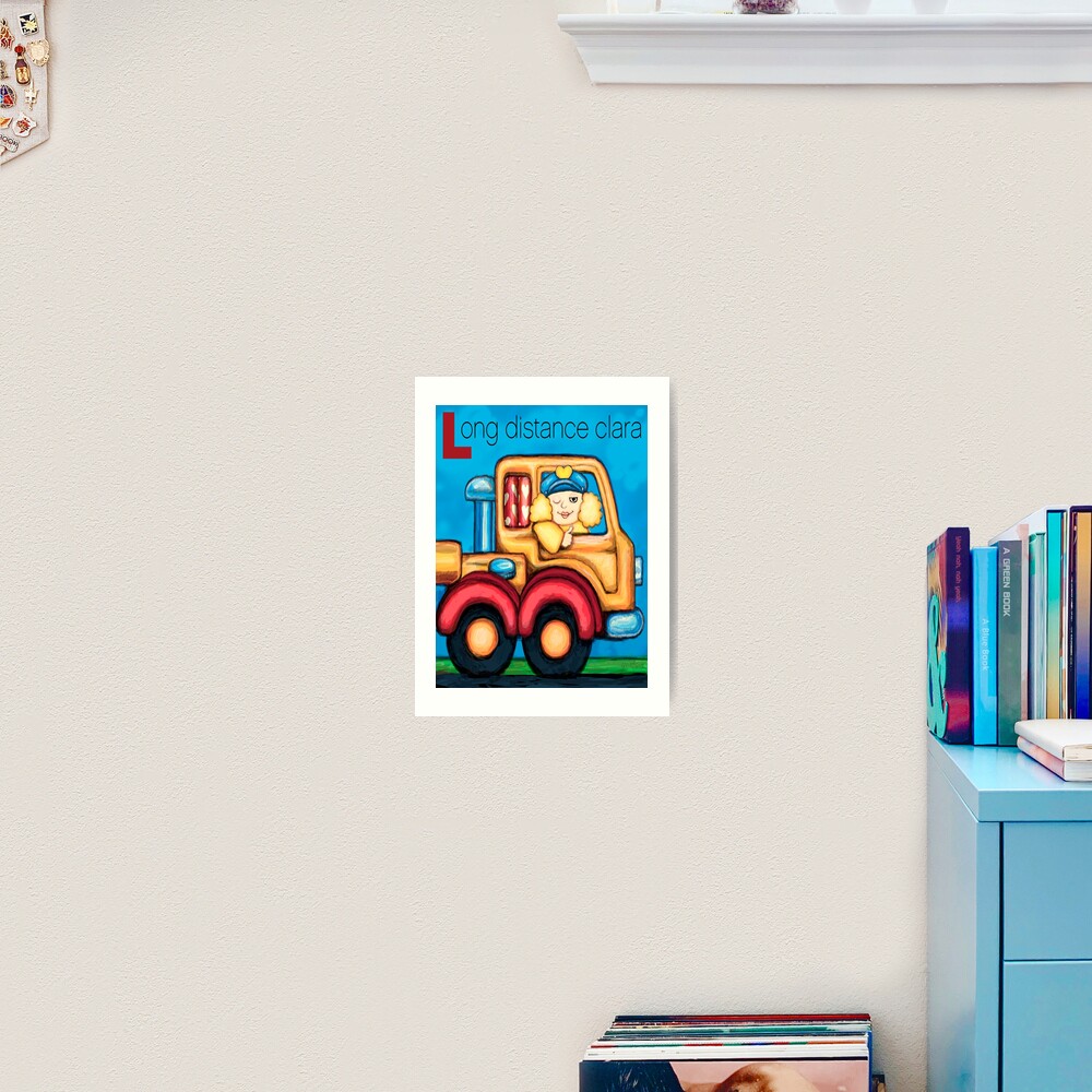 "Long Distance Clara" Art Print for Sale by SlideRulesYou | Redbubble