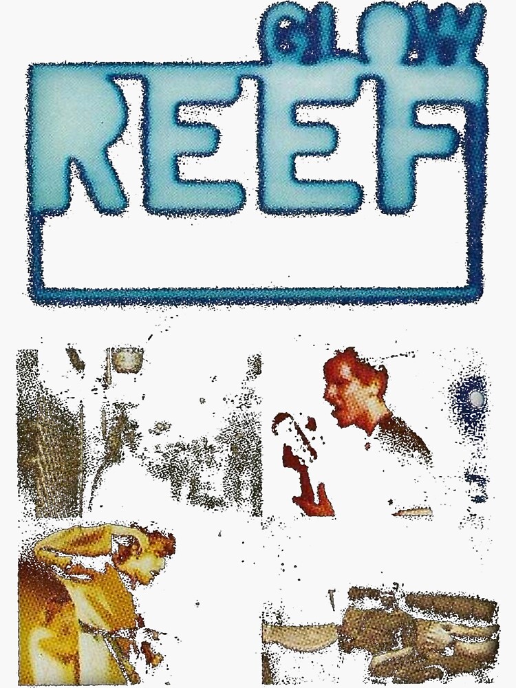 " THE REEF BAND MERCH" Sticker by CulleBauch | Redbubble