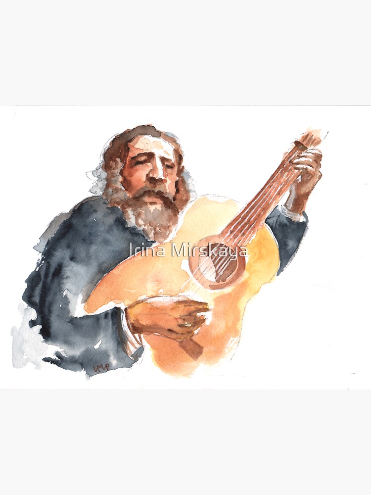 "Manuel" Sticker for Sale by Irina Mirskaya | Redbubble