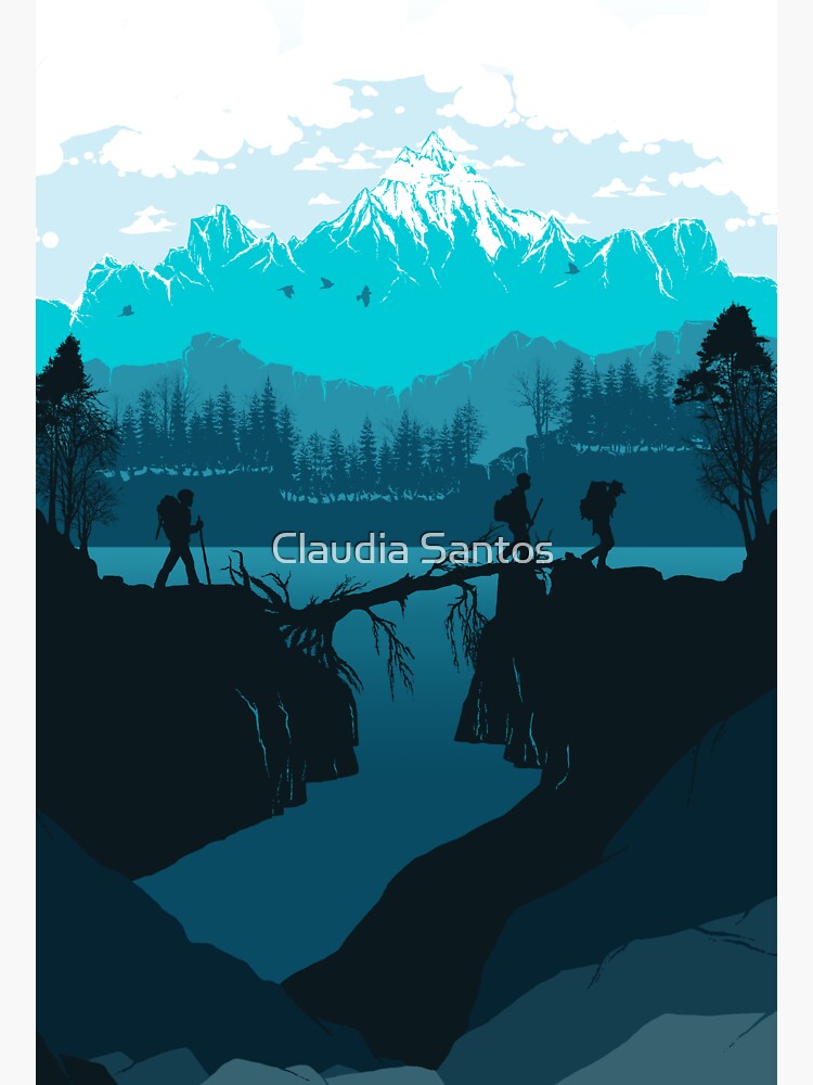 "Explore II" Sticker by claudiasantos82 | Redbubble