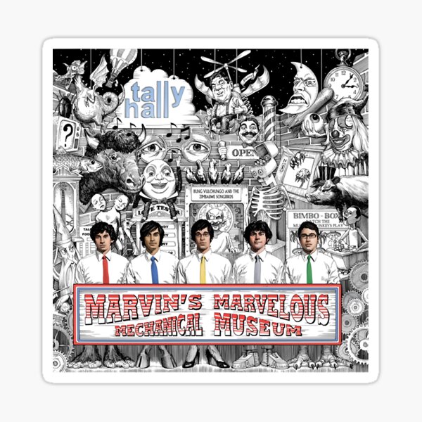 "Retro Tally Hall Marvins Marvelous" Sticker by Barros314 | Redbubble