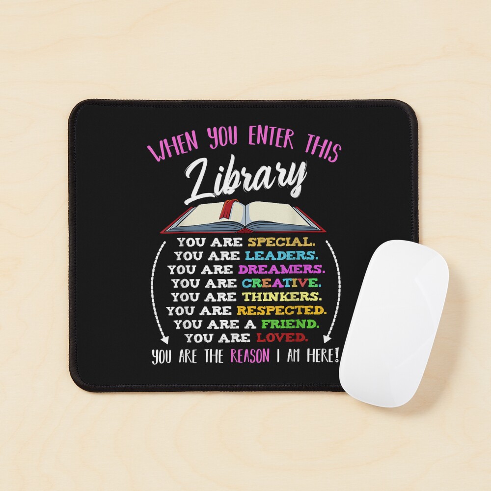 "When You Enter This Library Reading Book Worms Reader Quotes" Poster ...
