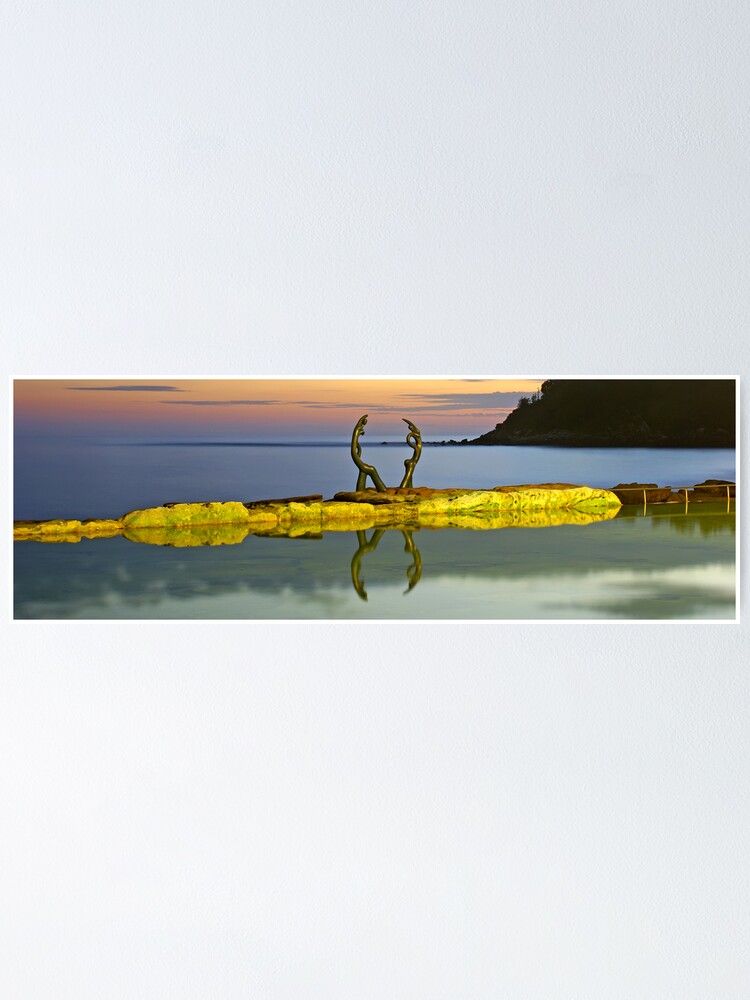 Poster « le long du chemin entre Manly et Shelly Beach sur les plages ...