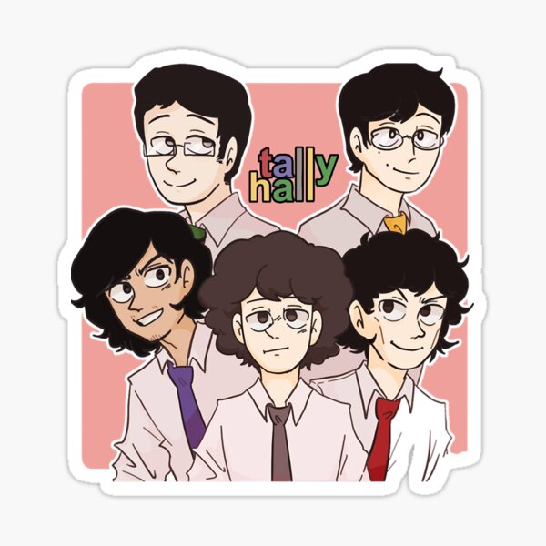 "Tally Hall Graphic Chibi So Cute Art" Sticker for Sale by Barros314 ...