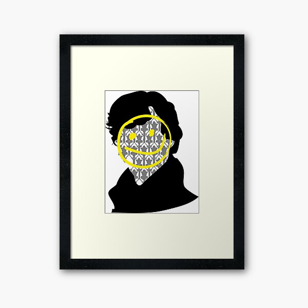 Sherlock Smiley Face Framed Prints | Redbubble