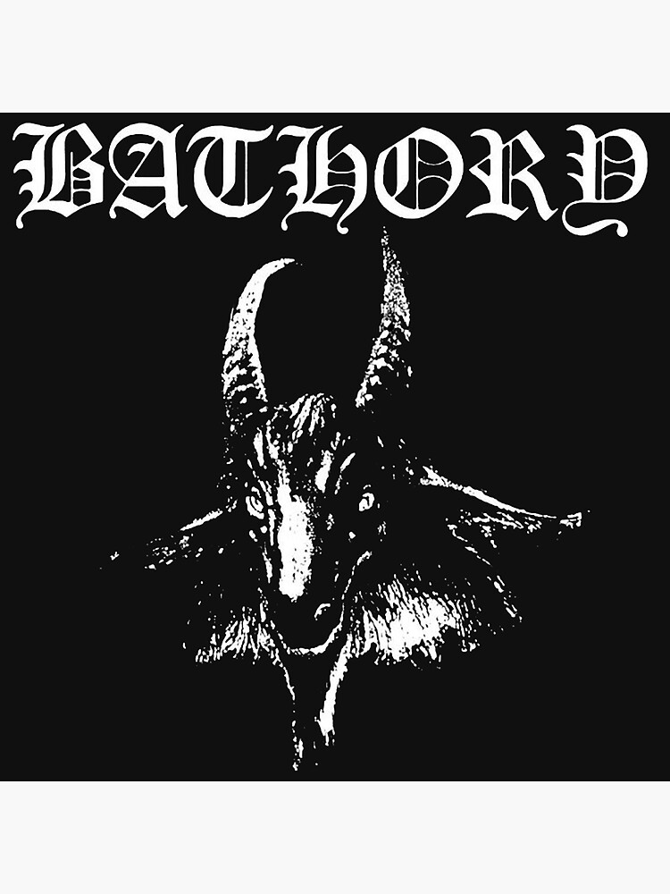 "best bathory band - logo" Sticker by epilgram1w | Redbubble