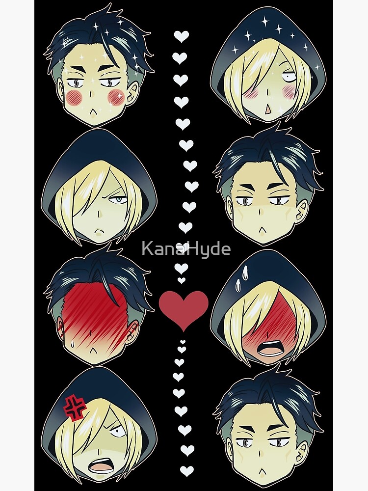 "Otabek X Yurio" Poster by KanaHyde | Redbubble
