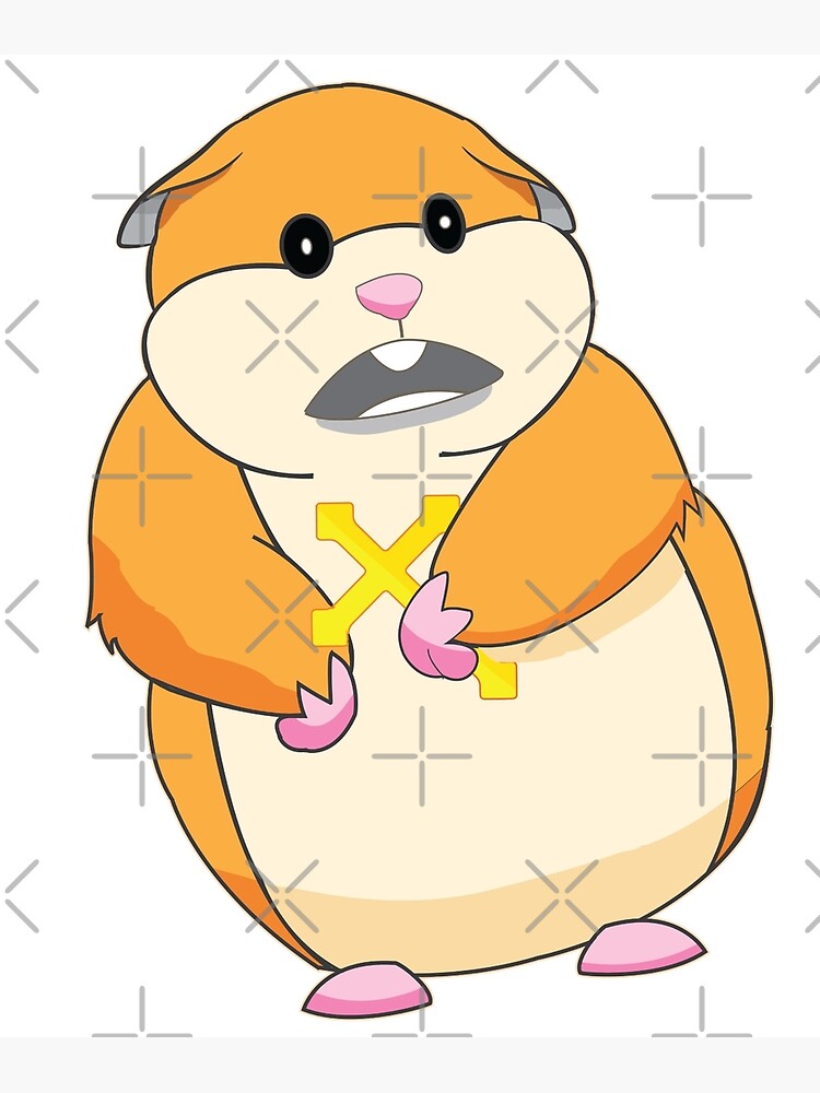 Póster «Hámster Asustado Con Meme Hammond Cruz» de alltheprints | Redbubble