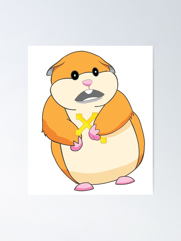 Póster «Hámster Asustado Con Meme Hammond Cruz» de alltheprints | Redbubble