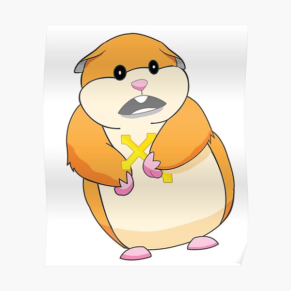 Póster «Hámster Asustado Con Meme Hammond Cruz» de alltheprints | Redbubble