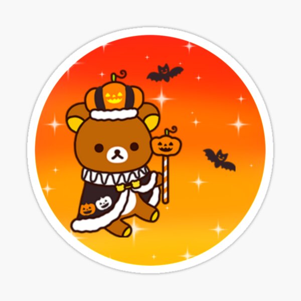 "Rilakkuma halloween " Sticker for Sale by OfficialJemini | Redbubble
