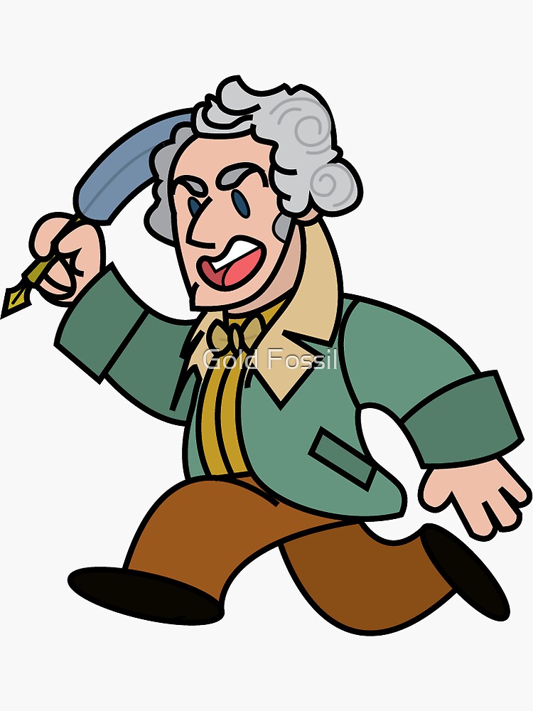 "Alexander Hamilton" Sticker by Joe-raffe | Redbubble