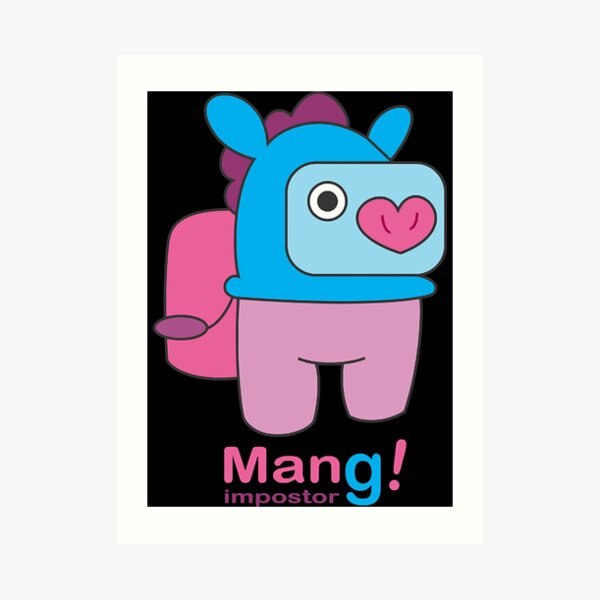 "Among Us Mang BT21 " Art Print for Sale by Patricia804107 | Redbubble