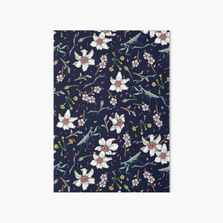 "Spring night garden" Art Board Print by smalldrawing | Redbubble