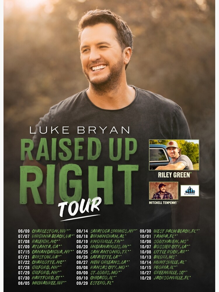 "posterr 2022 luke RUR bryan" Art Print for Sale by robyyn65 | Redbubble