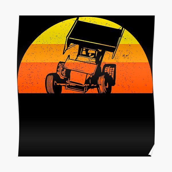 "Dirt Is For Racing | Sprint Car" Poster for Sale by FiveStarRW | Redbubble