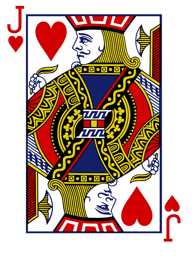 "Jack of Hearts Playing Card" Kids T-Shirt for Sale by vladocar | Redbubble