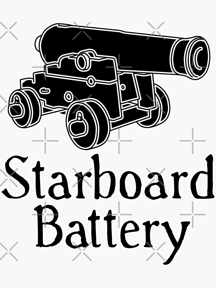 "Starboard Battery" Sticker for Sale by FordeMA | Redbubble