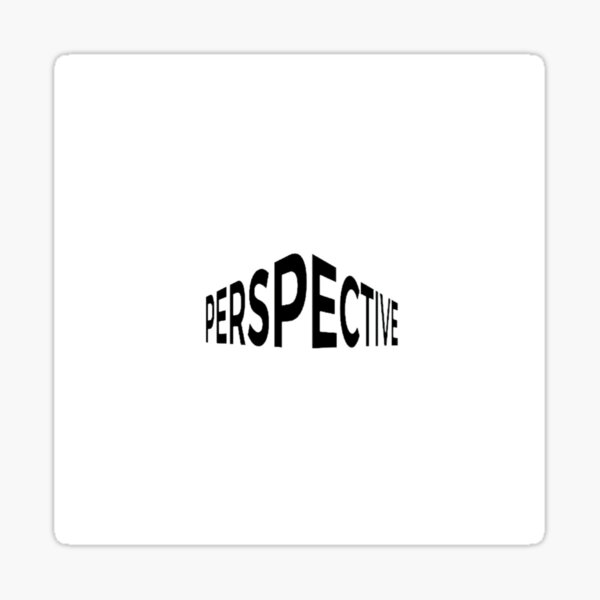 "Different Perspectives " Sticker by ritusdesigns | Redbubble