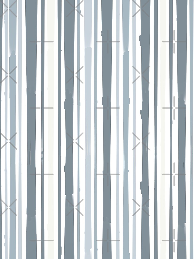 "Modern Blue and White Vertical Striped" Poster for Sale by Deutschic ...