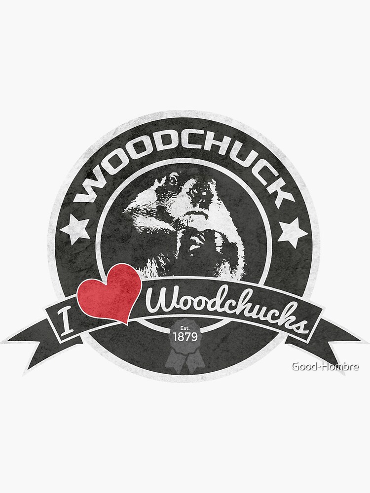 "Woodchuck Shirt" Sticker for Sale by Good-Hombre | Redbubble