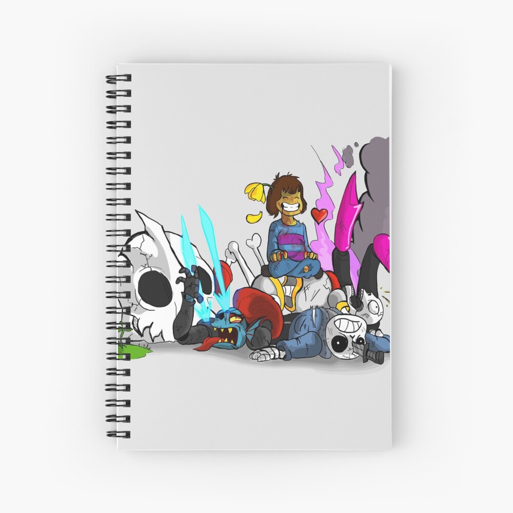 "Undertale" Spiral Notebook for Sale by ChocheEriSumo | Redbubble