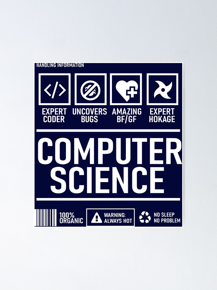 "Premium professional Computer science design work dedication " Poster ...