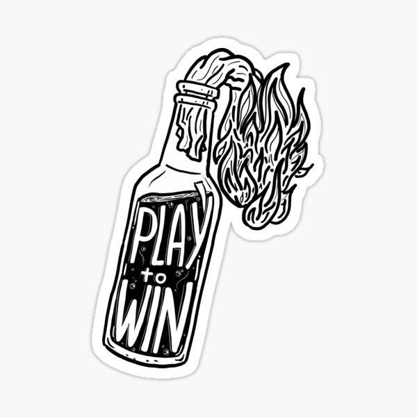 "Play to Win" Sticker for Sale by traveleroama | Redbubble