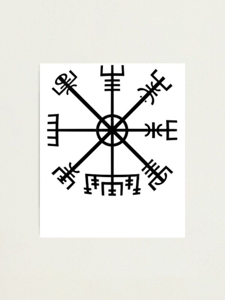 "Vegvisir-Logo - Wikinger-Designs - Wikinger-Geschenke - Vegvisir ...