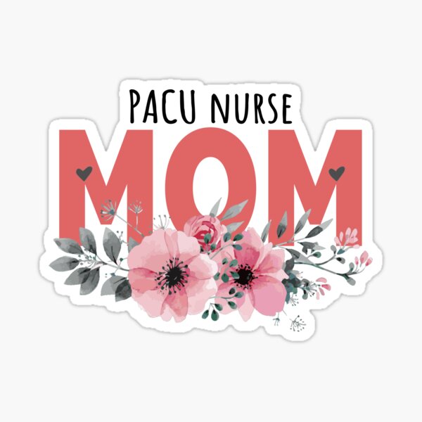 "pacu nurse mom, watercolor floral nursing mother, cute post-anesthesia ...