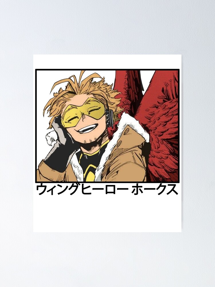 "Hawks, Keigo Takami, Wing Hero, My Hero Academia Anime" Poster for ...