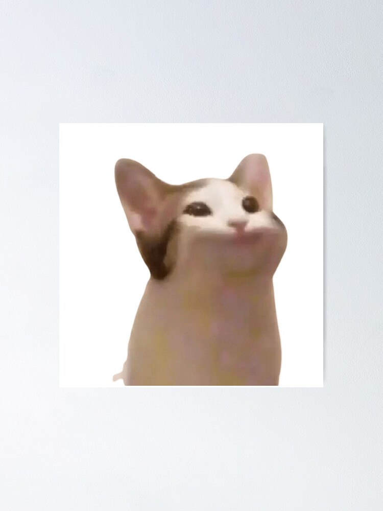 "Pop cat" Poster for Sale by TeaLake | Redbubble