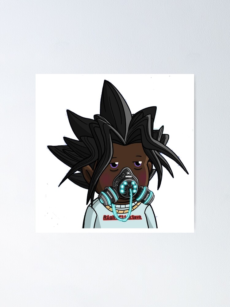 "Hasbulla with hair and mask" Poster by Hasbulla-shop | Redbubble