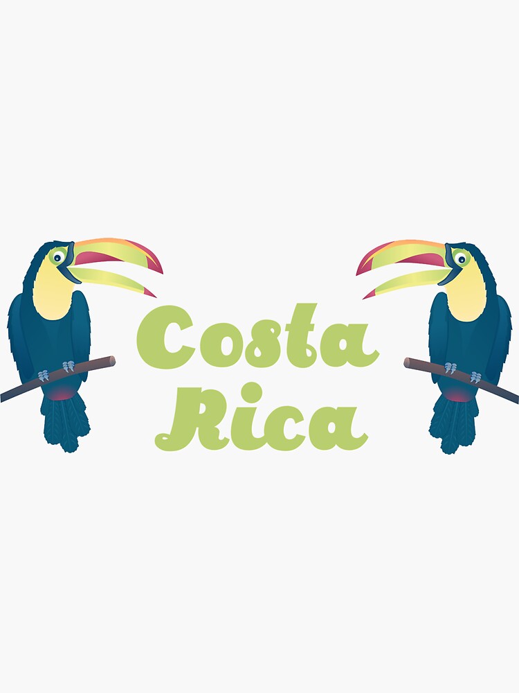 Cute Stickers Bubble-free Stickers Costa Rican Gifts Pura Vida Sticker ...