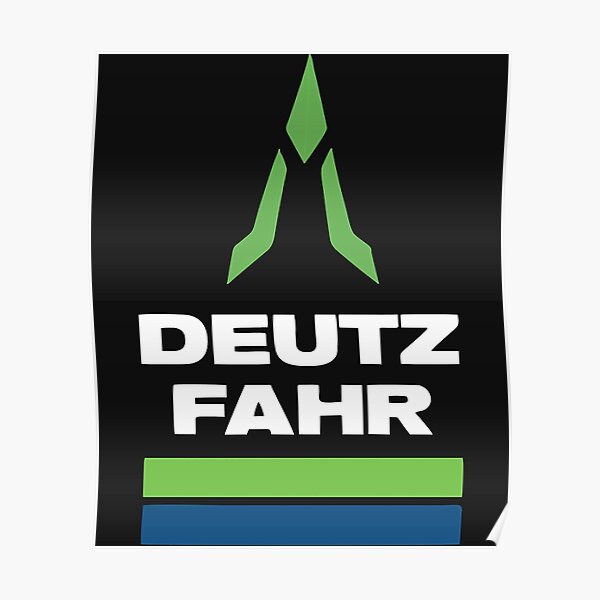 Poster « Best-seller deutz fahr logo marchandise essentielle », par ...