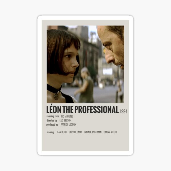 "Léon The Professional (1994)" Sticker by MoviePolaroid | Redbubble