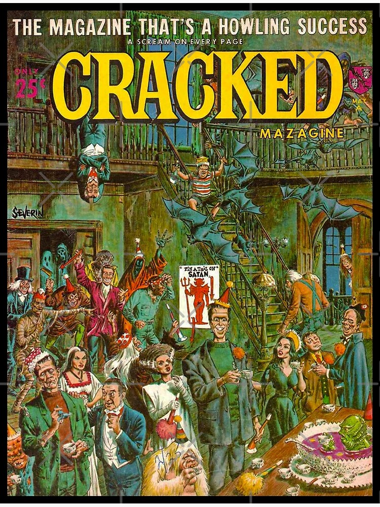 "YEP, ANOTHER CLASSIC VINTAGE CRACKED MAGAZINE COVER ART" Greeting Card ...