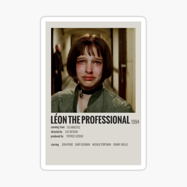 "Léon The Professional (1994)" Sticker by MoviePolaroid | Redbubble