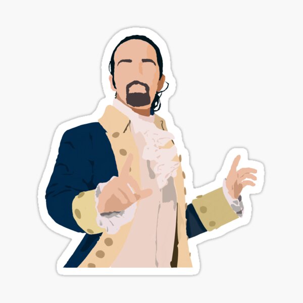 "Minimalist Hamilton " Sticker for Sale by dannelore | Redbubble