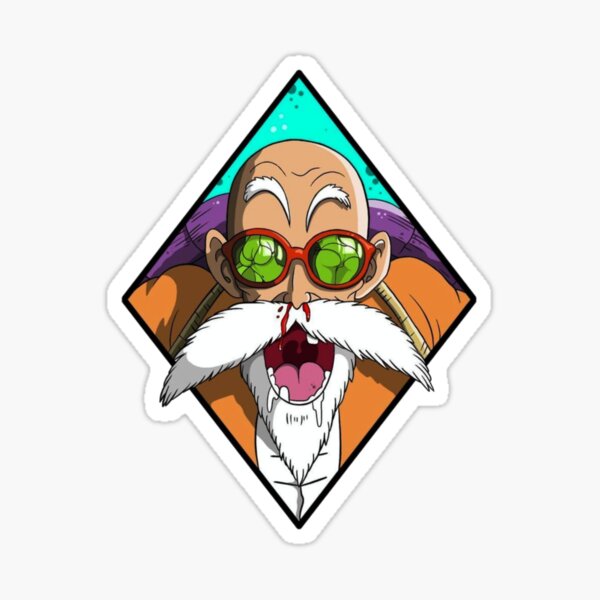 "Master Roshi" Sticker for Sale by AnimeShopBalkan | Redbubble