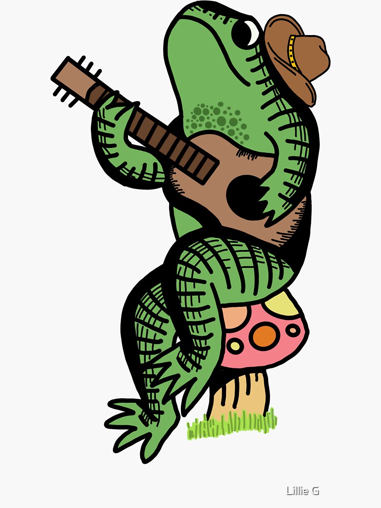 "Country Frog" Sticker for Sale by Vortex10961 | Redbubble