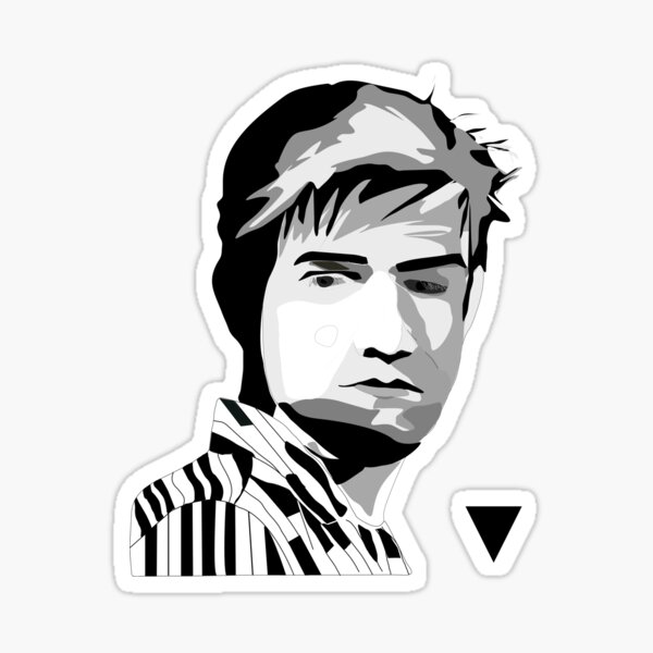 "Bo Burnham Vector Illustration - Transparent" Sticker by hireathill ...