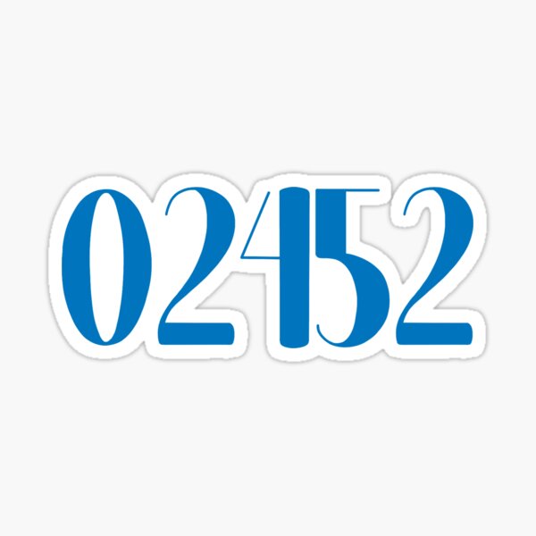 "Bentley University Waltham MA Zip Code " Sticker for Sale by cs332 ...