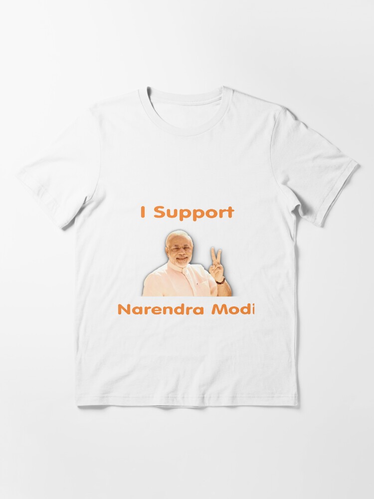 "I support Narendra Modi" T-shirt for Sale by BurningBrain | Redbubble ...