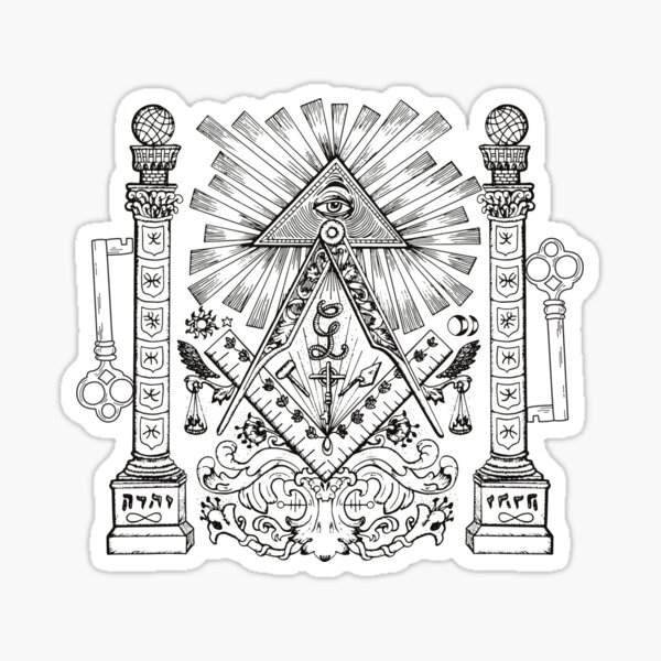 "Masonic Divinity Symbol" Sticker for Sale by jrdlwx | Redbubble