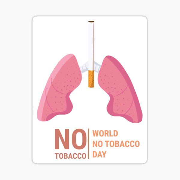 "No tobacco" Sticker by Pixoudz | Redbubble